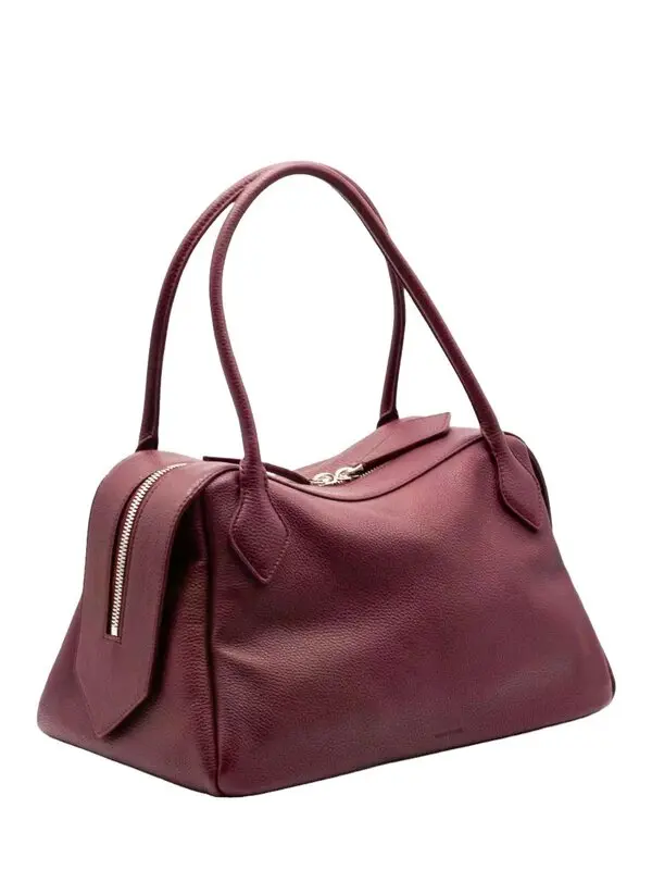 MINOBOSSI Medium Adele Leather Tote Bag - Red