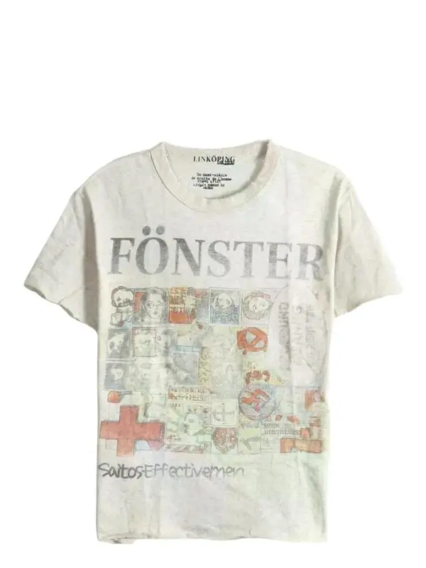 SAITOS Fonster Raw-cut T-shirt - Grey