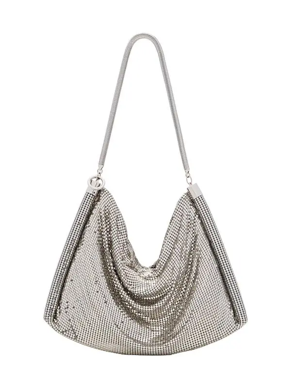 Rabanne Pixel Tube Aluminum Shoulder Bag - Multicolor
