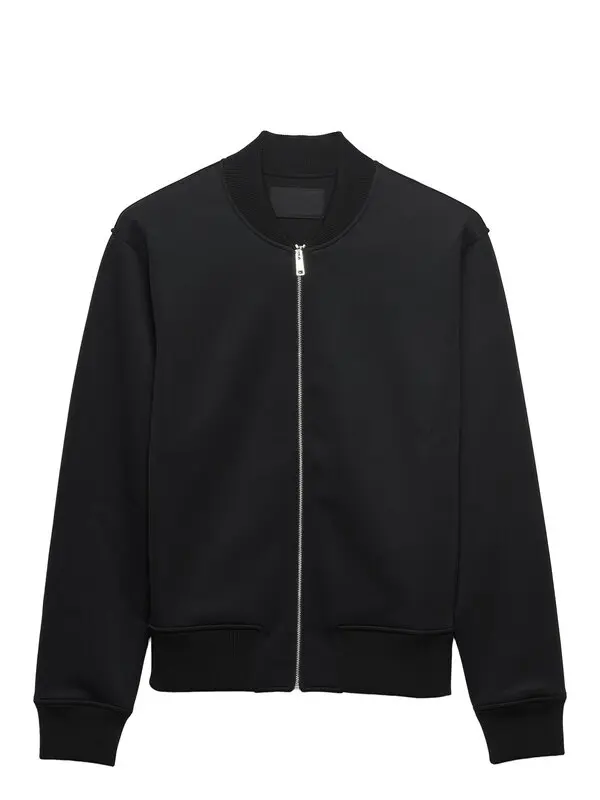 Prada Jersey Blouson Jacket - Black