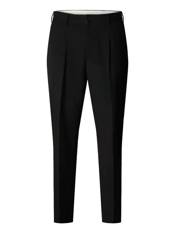 SELECTED Pleated Trousers - Black