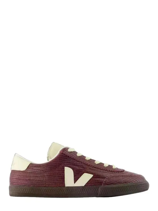 VEJA Panenka Lizard-effect Sneakers - Red