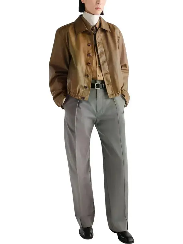 LEMAIRE Rounded Pants In Polycotton Twill - Grey