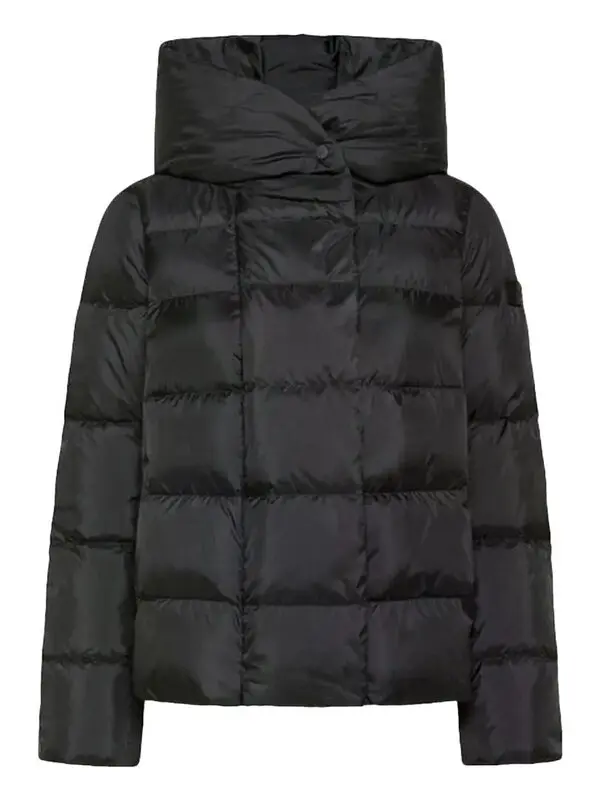 Peuterey Tucano Mqn Quilted Hooded Jacket - Black