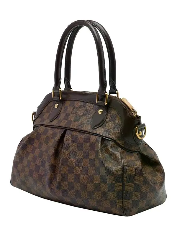 LOUIS VUITTON 2011 Damier Ebene Trevi Pm Satchel - Brown