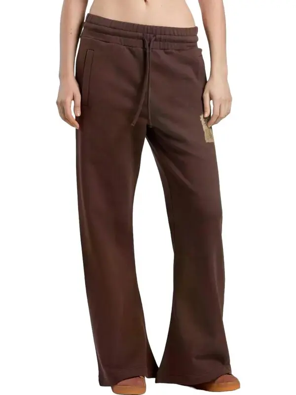 Palm Angels Palm Tree Patch Track Pants - Brown