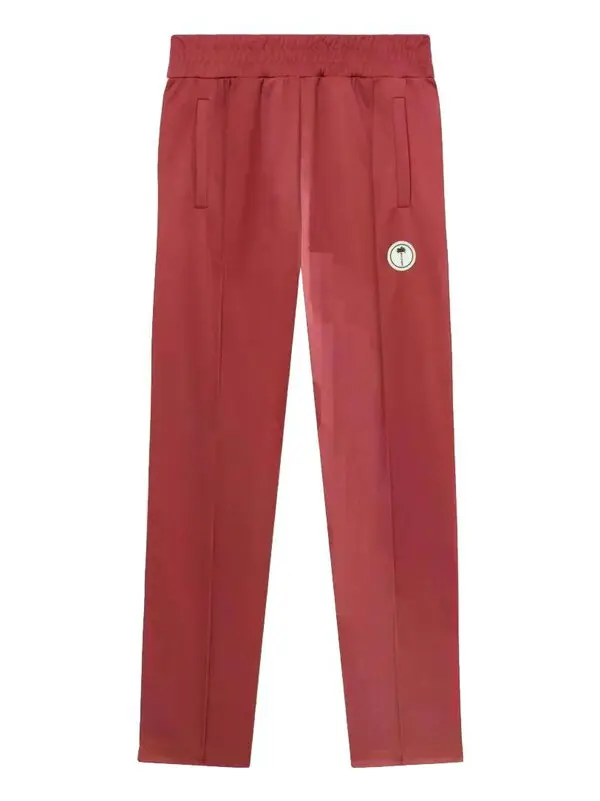 Palm Angels Palm Tree Side-stripe Track Pants - Red