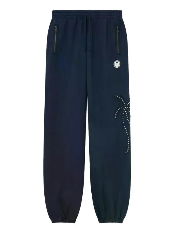 Palm Angels Palm Deco Track Pants - Blue