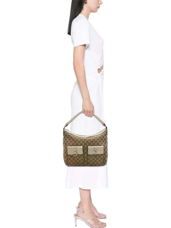 Gucci 2000-2015 Gg Canvas Abbey D Ring Handbag - Neutrals
