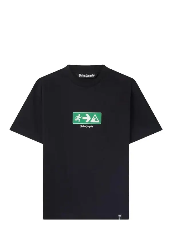 Palm Angels Street Signals Regular T-shirt - Black
