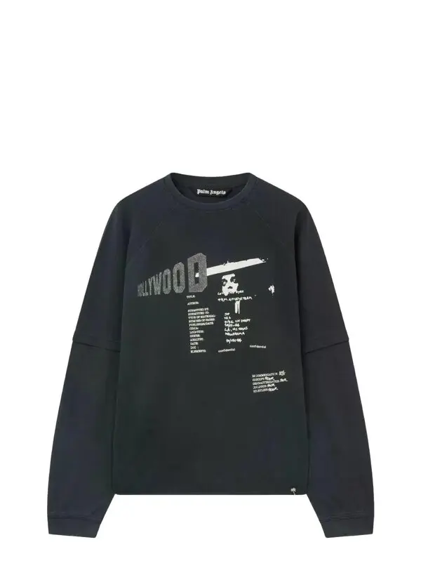 Palm Angels Graphic-print Sweatshirt - Grey