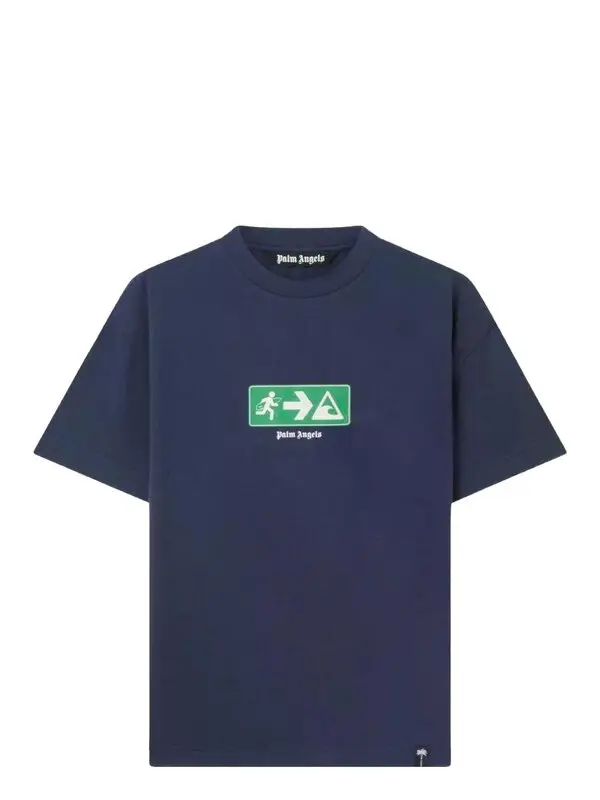 Palm Angels Street Signals Regular T-shirt - Blue