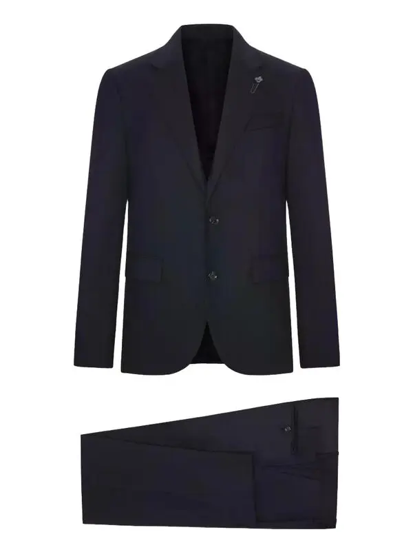 LARDINI Single-breasted Tailored Suit - Blue