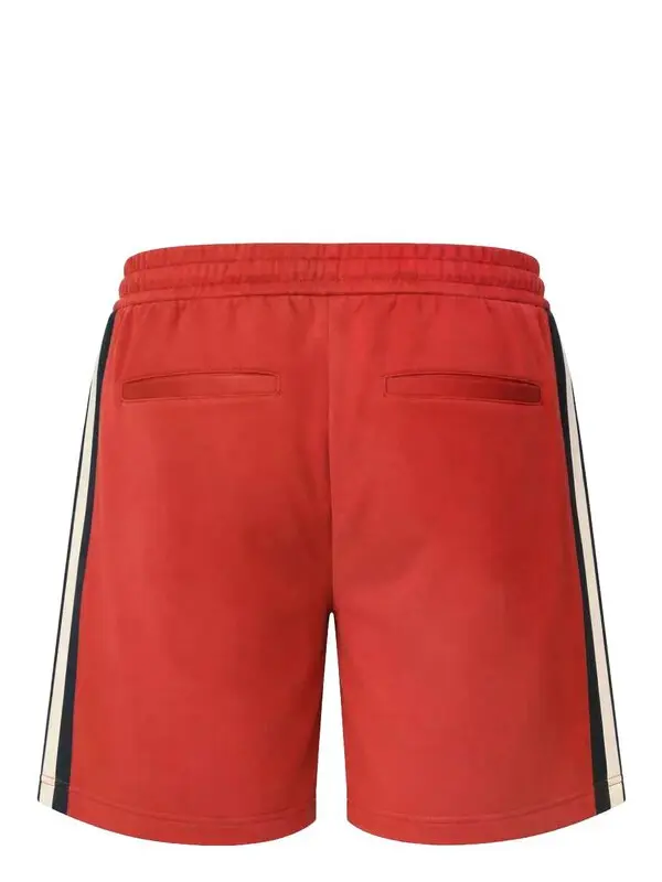 Armani Exchange Side-stripe Drawstring Shorts - Red