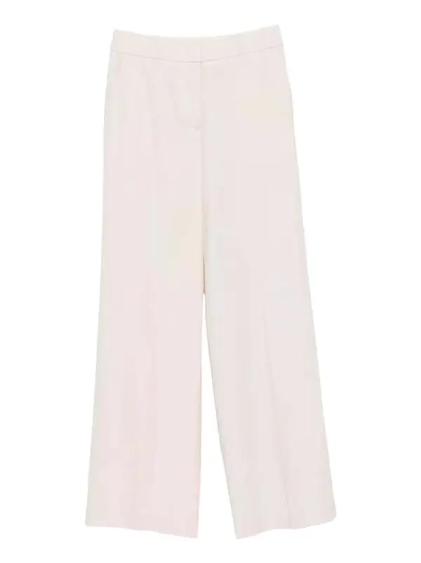 Peserico Pressed-crease Wide-leg Trousers - Neutrals