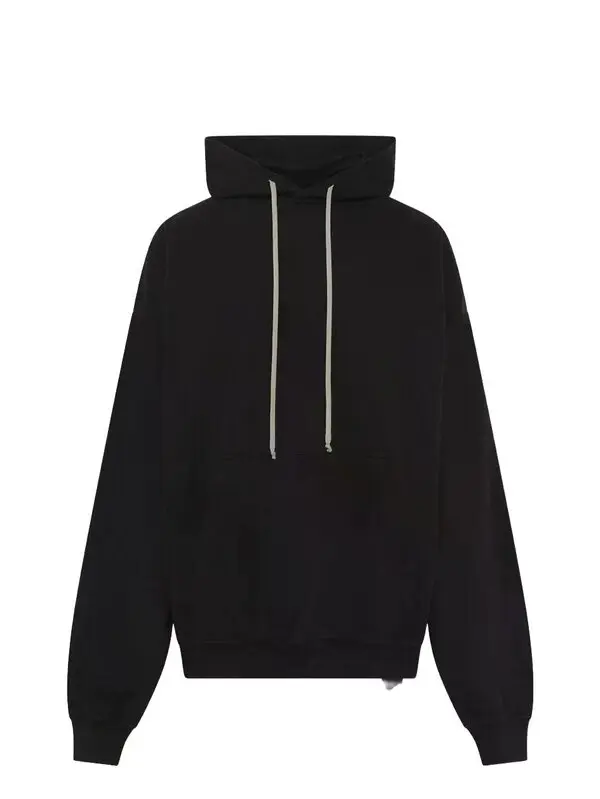 Rick Owens Hun Kangaroo-pocket Hoodie - Black