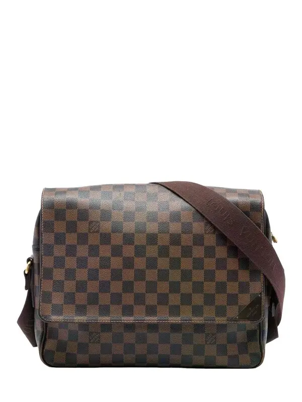 LOUIS VUITTON 2012 Damier Ebene Shelton Mm Crossbody Bag - Brown