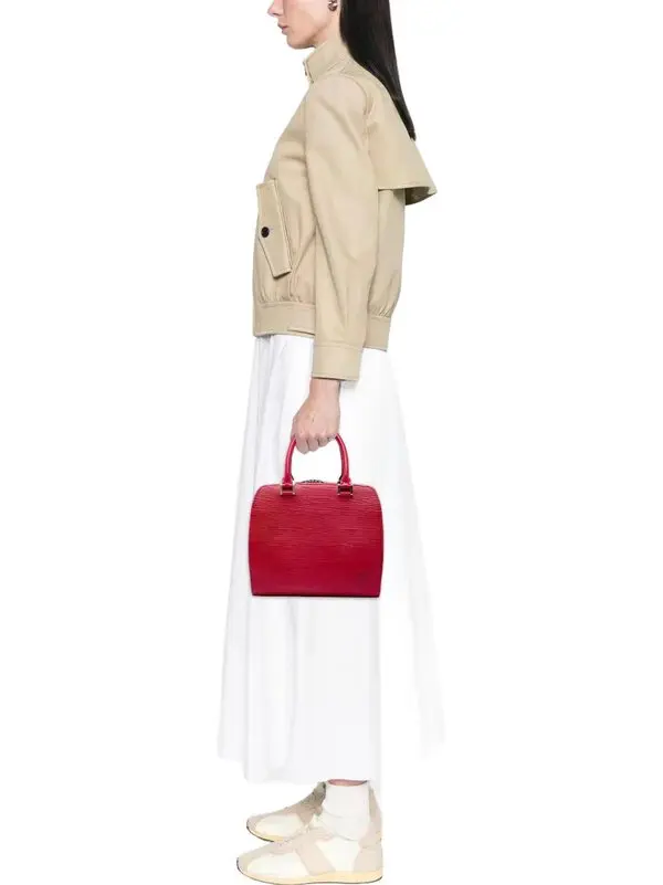 LOUIS VUITTON 2002 Epi Pont Neuf Handbag - Red