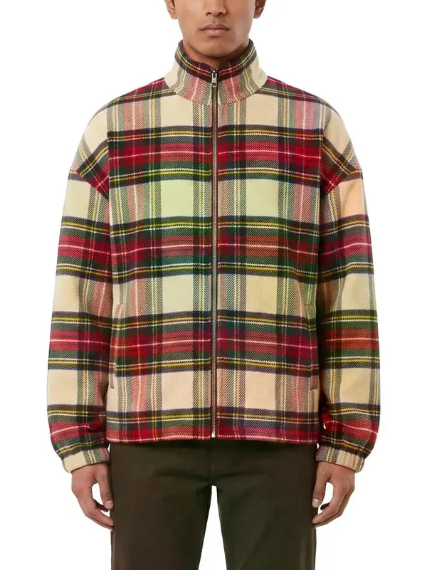 DARKPARK Aj Tartan-pattern Checked Zip-up Jacket - Neutrals