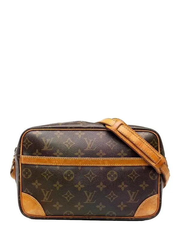 LOUIS VUITTON 2004 Monogram Trocadero 27 Crossbody Bag - Brown