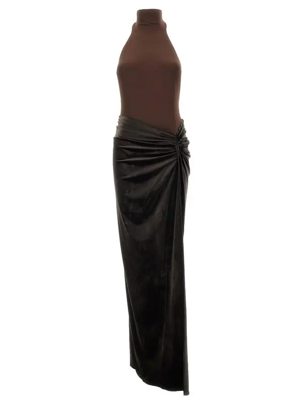 Andamane Jessie Halter Maxi Dress - Multicolor