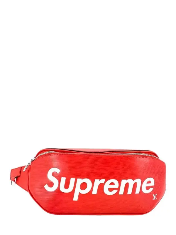 LOUIS VUITTON Bum Bag Limited Edition Supreme Epi Leather Belt Bag - Red