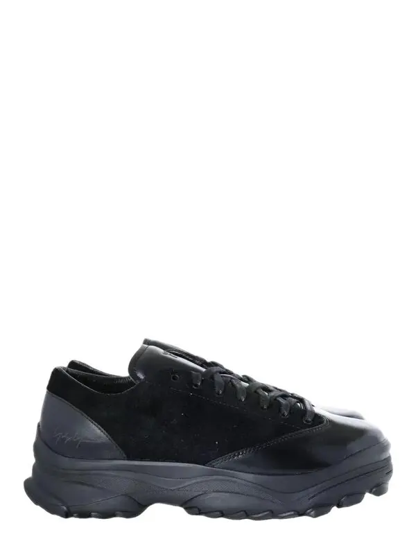 Y3 Gsg9 Lo Paneled Chunky-sole Sneakers - Black