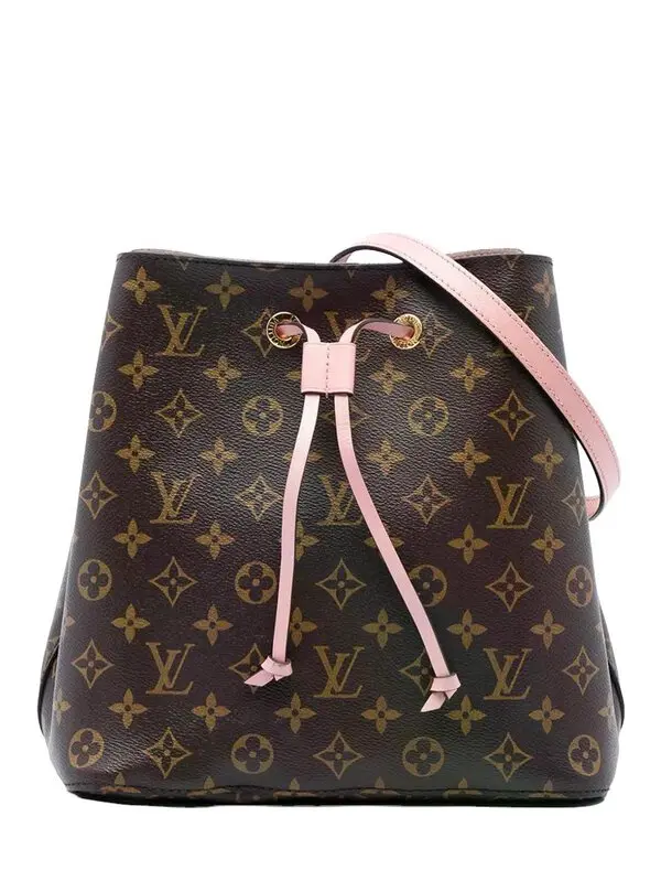 LOUIS VUITTON 2018 Monogram Neonoe Mm Bucket Bag - Brown