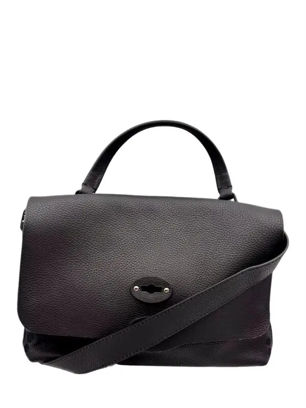 ZANELLATO Postina Leather Tote Bag - Black
