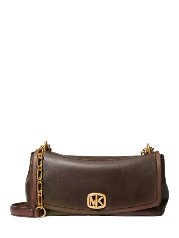 Michael Kors Bryant Small Convertible Leather Shoulder Bag - Brown