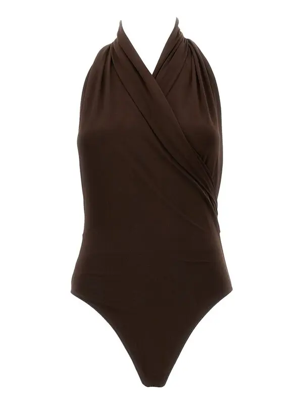 Andamane Vina Halter Neck Bodysuit - Multicolor
