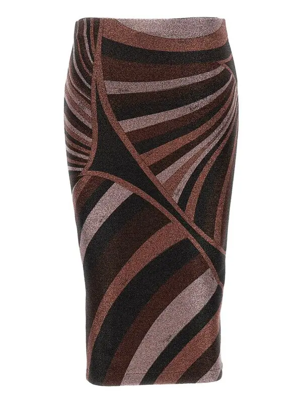 Emilio Pucci Lurex Midi Skirt - Multicolor