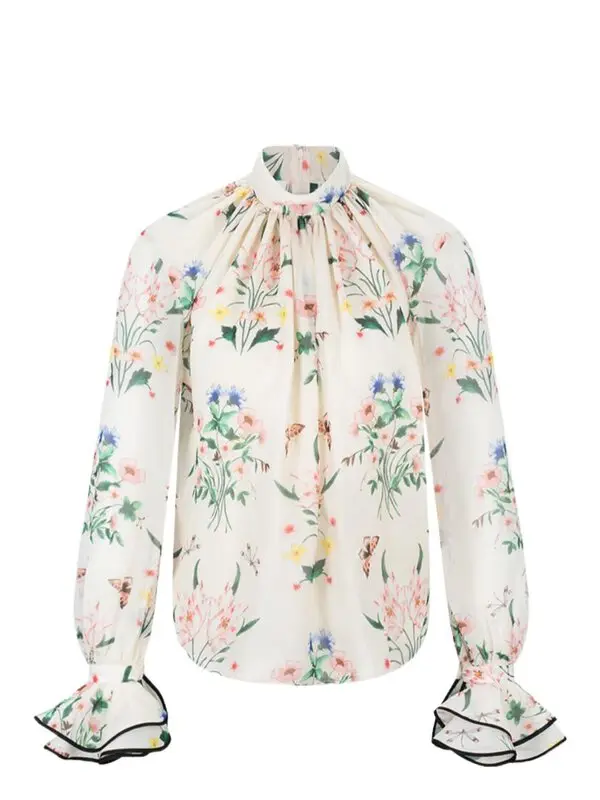 Giambattista Valli Botanical-print Shirt - No