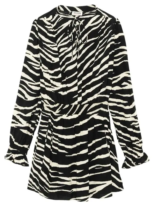 Zadig&Voltaire Rayados Dress - Zebra