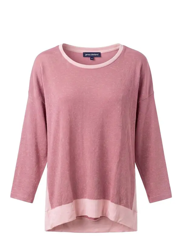 JAMES LAKELAND Shimmer Blouse - Pink