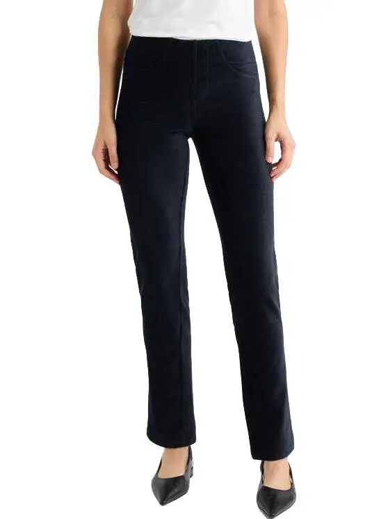 Hue Classic Corduroy Pull-on Pants - Black