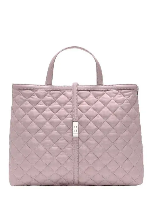 Mz Wallace Medium Astor Leather Trim Top Handle Tote - Quail
