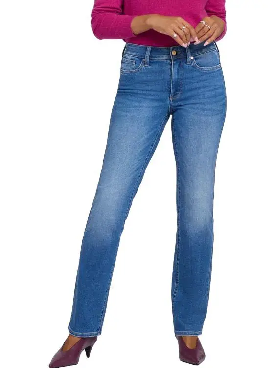 NYDJ Marilyn Straight Leg Jeans - Bluebells