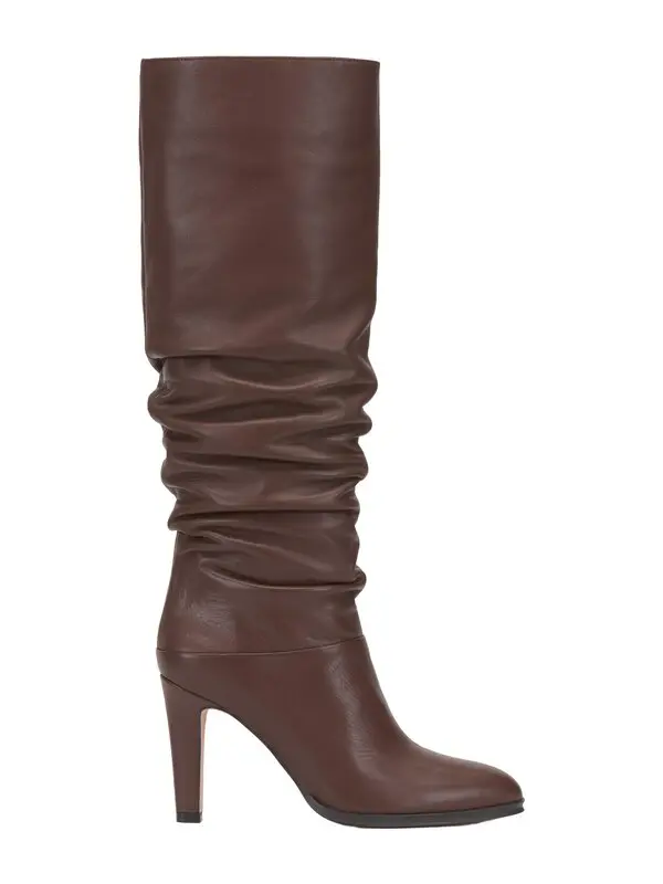 Vince Camuto Sorina Wide Calf Knee High Boot - Java Leather