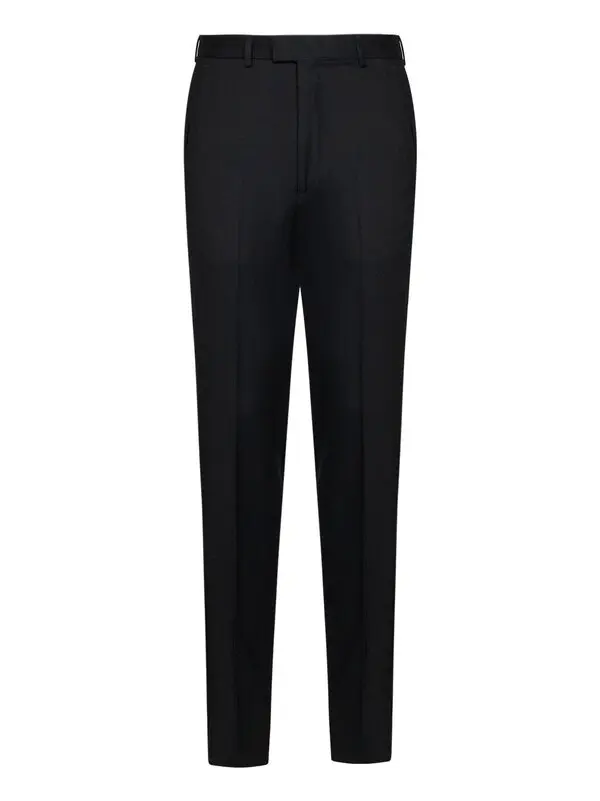 Zegna Black Techmerino Wash&go Trousers - Multicolor