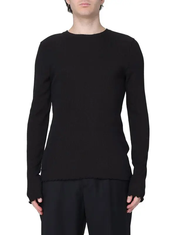 Our Legacy Slim Fit Crewneck Jumper In Cotton-blend With Long Sleeves - Grey