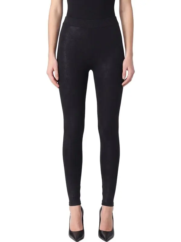 Balenciaga High-waisted Skinny Fit Leggings In Jersey With Elasticated Waist - Black
