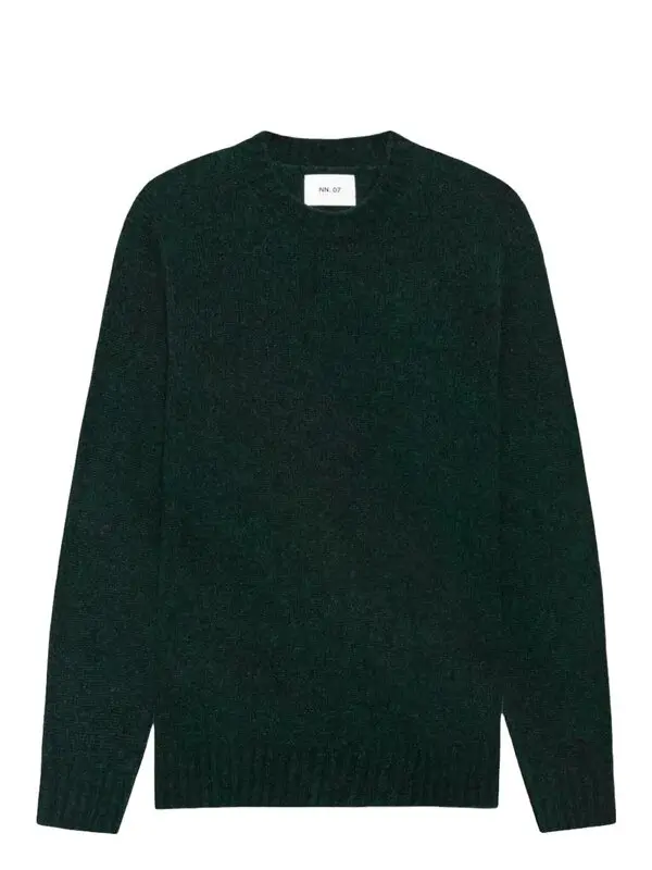 Nn07 Lee Crew-neck Ribbed-trim Sweater - Green