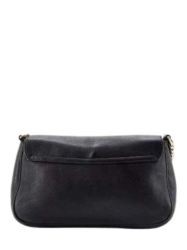 Gucci Soho Chain Leather Medium Crossbody Bag - Black