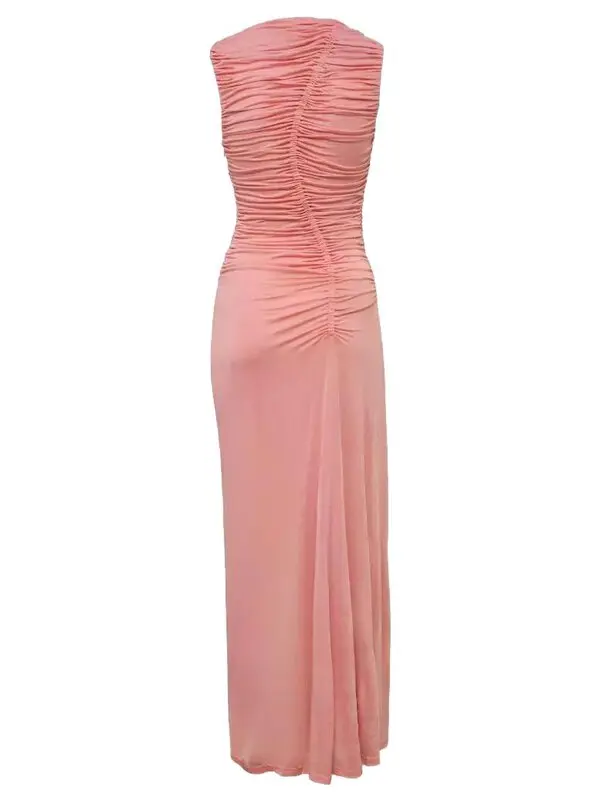 Acler Gillan Ruched Maxi Dress - Pink