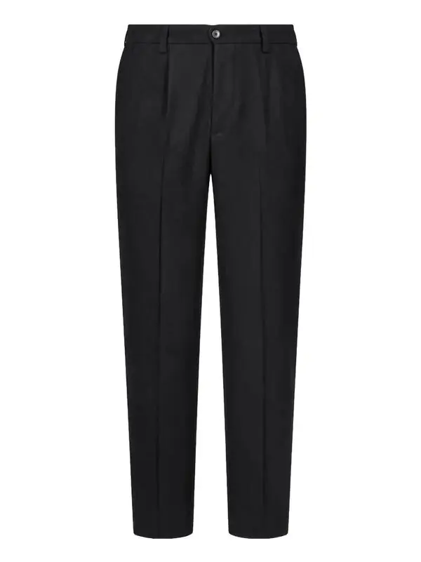 BRIGLIA 1949 Portofino Pleated Trousers - Black