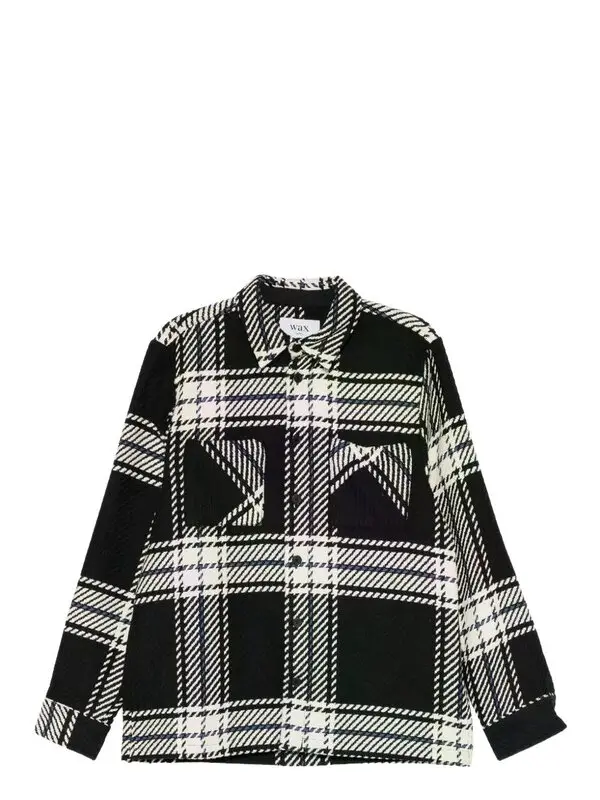 WAX LONDON Whiting Overshirt - Black