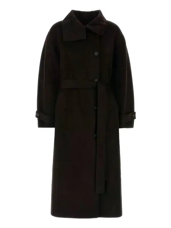 Soeur James Belted Coat - Brown