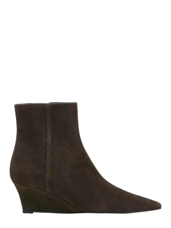NOTABENE Elma Wedge Ankle Boots - Brown