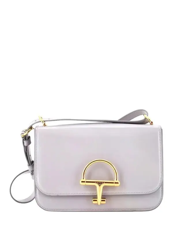 Gucci Siena Leather Small Shoulder Bag - Grey